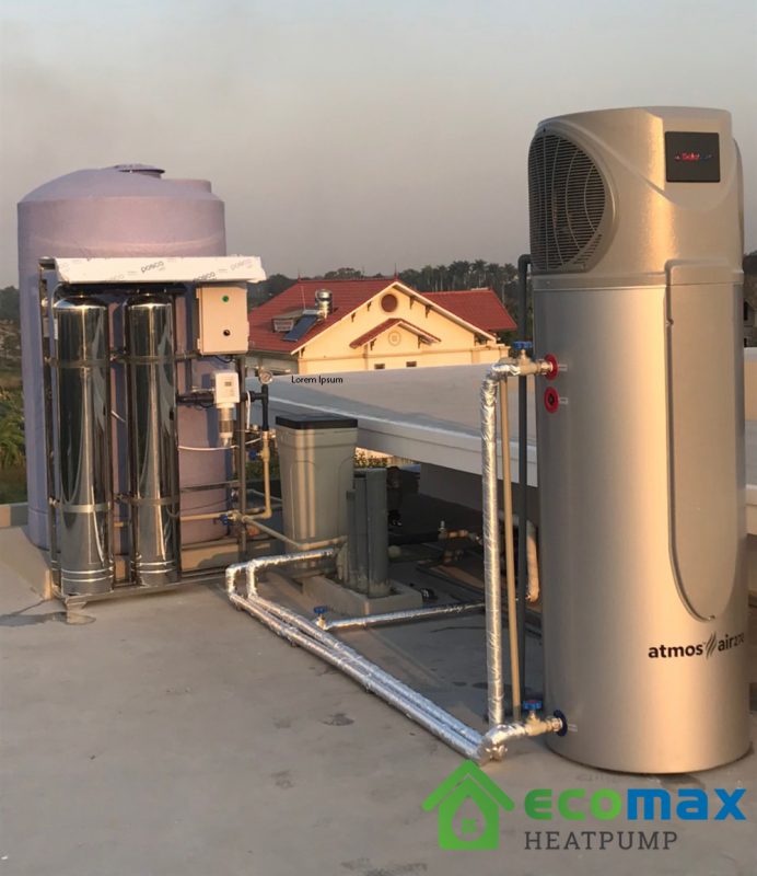 Máy Nước Nóng Bơm Nhiệt Heat Pump Solahart Atmos Air 180L